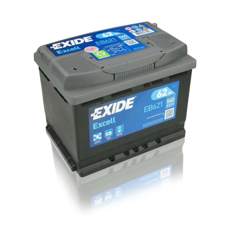 Exide EB621 Excell 62Ah Autobatterie 560 127 054 | swissbatt24.ch