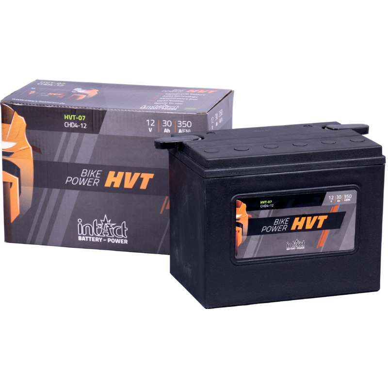 Intact HVT-07 Bike-Power HVT 28Ah Motorradbatterie (DIN 53236) CHD4-12 ...