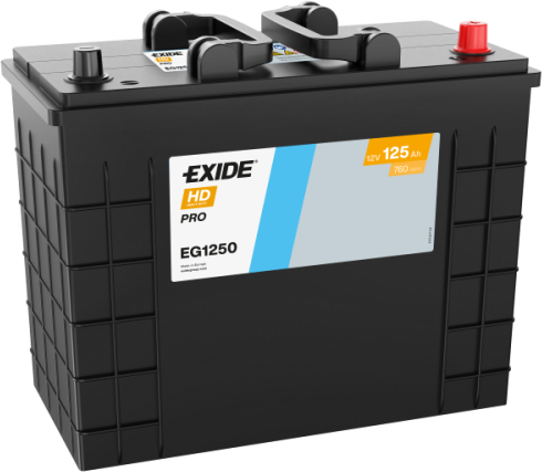Exide EG1250 HD PRO 125Ah LKW-Batterie | swissbatt24.ch