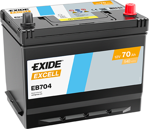 Exide Excell EB704 70Ah | swissbatt24.ch